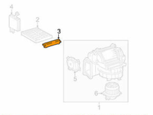 غطاء فلتر مكيف تويوتا كامري 2016-2017 8889933040